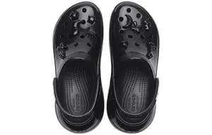 CROCS Crush High Shine Clogs - Black