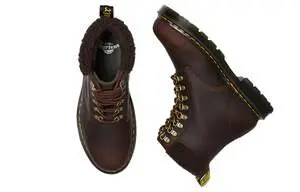 Dr. Martens 1460 Wintergrip Lace Up Boots - Cocoa/dark Brown