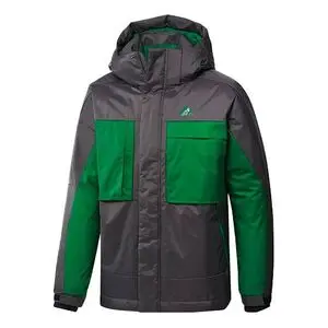 Adidas Logo Pattern Splicing Down Jacket - Default Color