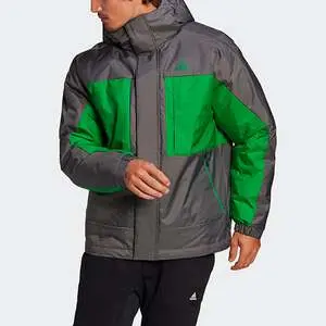 Adidas Logo Pattern Splicing Down Jacket