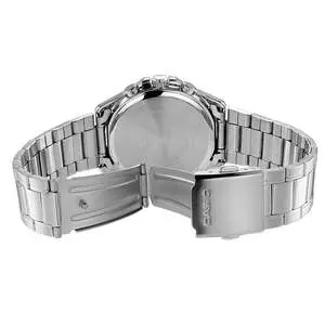 Casio Stainless Steel Analog Watch With Water Resistance