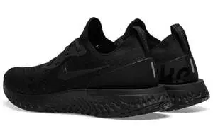 Nike Epic React Flyknit Low Top Sneakers - Black