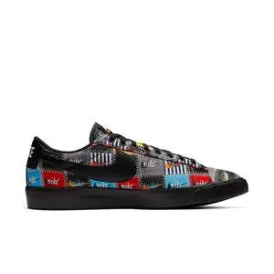 Nike Blazer Low Patchwork Sneakers - Black