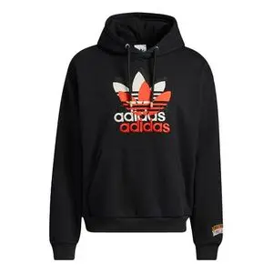 Adidas Adidas Originals Black Casual Sports Long Sleeve Hoodie Black