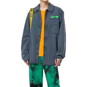 Off-White Logo Print Button Up Shirt