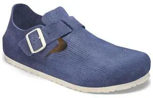 BIRKENSTOCK London Suede Leather Corduroy - Blue