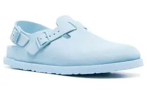 BIRKENSTOCK Tokio Suede Leather Sandals - Blue