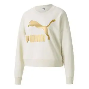 PUMA Classics Logo Printing Round-neck Sweatshirt - Default Color