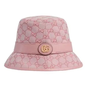 Gucci Gg Canvas Bucket Hat - Pink