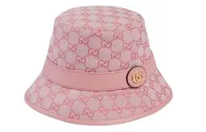 Gucci Gg Canvas Bucket Hat - Pink