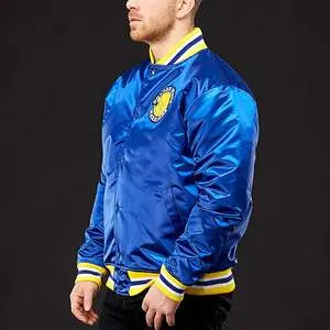 Mitchell & Ness X Nba Golden State Warriors Satin Jacket