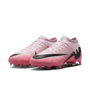 Nike Zoom Mercurial Vapor 15 Pro Fg Athletic Sneakers - Pink/black