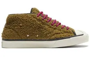 CONVERSE Jack Purcell Mid Retro Sherpa Sneakers - Green