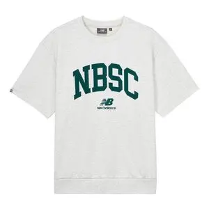 NEW BALANCE Logo T-shirt Asia Sizing 'white Green - White/green