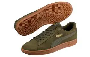 PUMA Smash V2 Low Top Casual Sneakers - Green