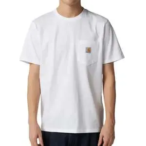 Carhartt Work In Progress 26ss Pocket Short Sleeve T-shirt - White
