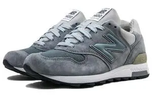 NEW BALANCE 1400 Made In Usa Suede Sneakers - Grey