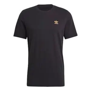 Adidas Originals Casual Breathable Sports Round Neck Short Sleeve - Black