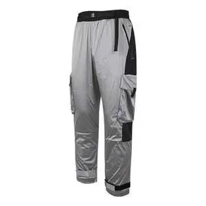 Adidas Color Block Woven Lace-up Pants 'grey - Default Colorway