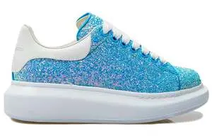 Alexander McQueen Oversized Glitter Sneakers - Blue