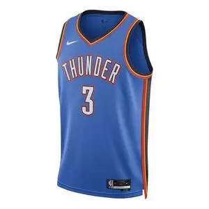 Nike Dri-fit Nba Oklahoma City Thunder Josh Giddey Icon Edition 2022/23 Swingman Jersey - None