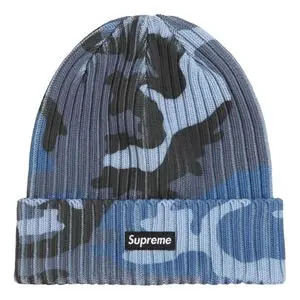 Supreme Ss26 Overdyed Beanie - Blue Camo
