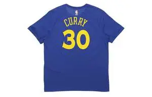 Nike Golden State Warriors Stephen Curry Basketball Jersey T-shirt - Blue
