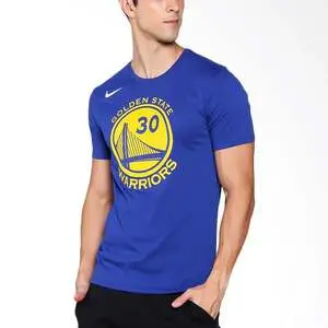 Nike Golden State Warriors Stephen Curry Basketball Jersey T-shirt - Blue