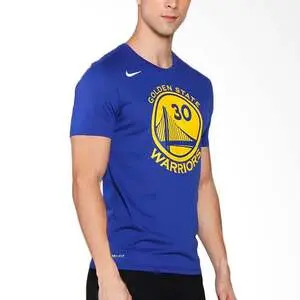 Nike Golden State Warriors Stephen Curry Basketball Jersey T-shirt - Blue
