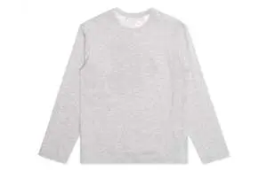 Play Comme Des Garcon Side Heart Long Sleeves Tee - Grey