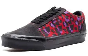 VANS Stray Rats X Vault Ua Old Skool Ns Og Lx "raven Racing Red - Black/red