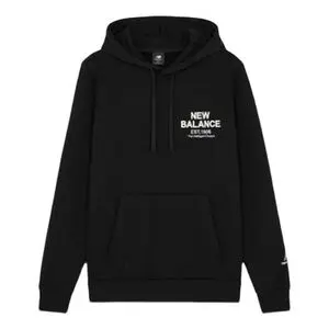 NEW BALANCE Hooded Pullover Long Sleeve - Black