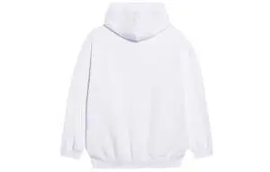 Balenciaga Copyright Logo Print Medium Fit Hoodie - White