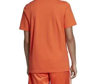 Adidas Originals Trefoil Chest Logo Sports Short Sleeve Orange Yellow - Orangeyellow