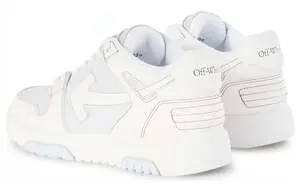 Off-White Out Of Office Leather Sneakers - Light Blue/white