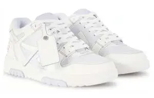 Off-White Out Of Office Leather Sneakers - Light Blue/white