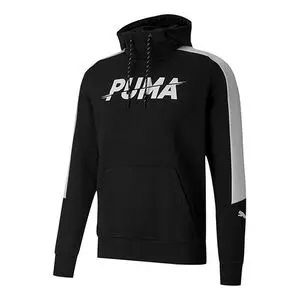 PUMA Modern Logo Hoodie With Contrasting Panels