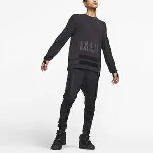 Nike Printing Splicing Sports Long Sleeve Pullover