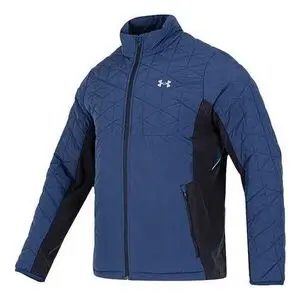 Under Armour Ua Coldgear Reactor Storm Hybrid Full Zip Golf Jacket - Blue