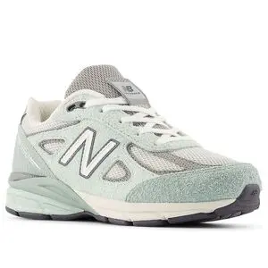 NEW BALANCE 990v4 "the Whitaker Group Willful Bias" Sneakers - Jade Green/cream/black