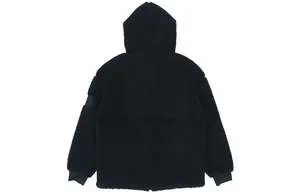 PUMA Lambswool Hooded Jacket With Logo Detail