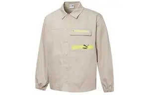 PUMA Logo Printing Loose Woven Lapel Jacket