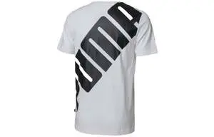 PUMA Short Sleeve Big Logo - White