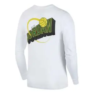 JORDAN Legacy Aj10 Alphabet Logo Long Sleeve Shirt