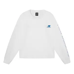 NEW BALANCE Letters Print Sleeve Sweatshirt
