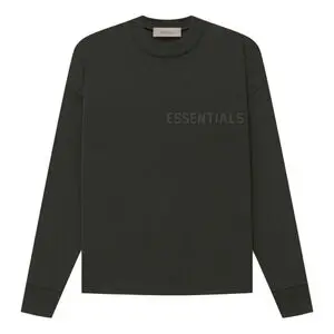 Fear Of God Long Sleeve Tee - Off Black