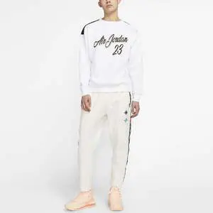 JORDAN 23 Remastered Plush Pull-over Sweatshirt - White