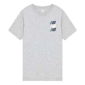 NEW BALANCE Triple Logo T-shirt Asia Sizing - Grey