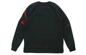 JORDAN O Neck Long Sleeve Sweatshirt Black