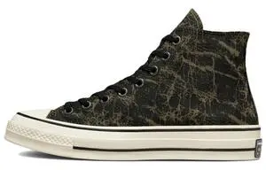 CONVERSE Chuck Taylor All Star 1970s Rock Texture Jacquard High Top Sneakers - Black/green